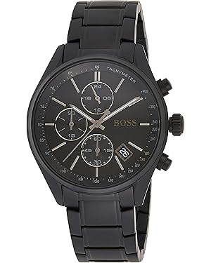 BOSS Herren Chronograph Quarz Uhr mit Edelstahl Armband 1513676 ...