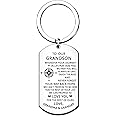 HULALA To Our Grandson Keyring Key Ring Gifts From Grandparents For Men ...