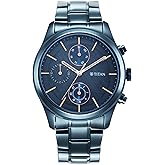 Titan Regalia Stellar Quartz Multifunction Blue Dial Stainless Steel ...