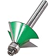 Trend CraftPro Two Flute Self Guided Chamfer Router Cutter Bit, 1/4 ...