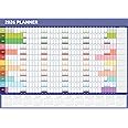 Wall Planner 2025 UK, A2 Size(60cmx42cm) Paper Tube Packaging, Wall ...