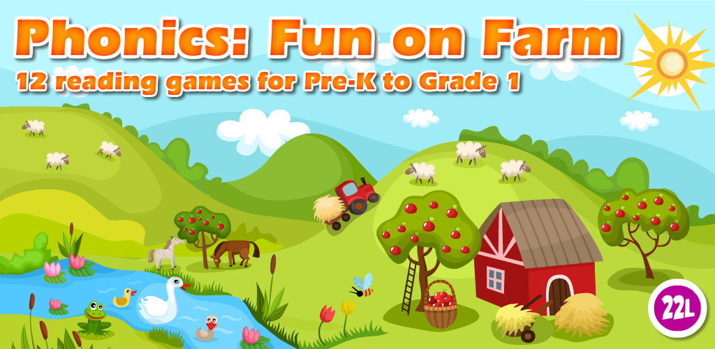 Phonics: Fun on Farm - Reading, Spelling and Tracing Educational ...