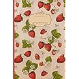 Strawberry Cottagecore Lined Notebook: Vintage, Cottagecore, Coquette ...