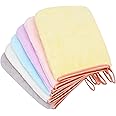 PHOGARY 6 Pack Microfiber Body Wash Mitts, 6×8 Inch Super Absorbent ...
