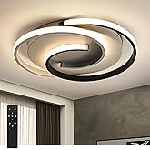 minifair Modern LED Ceiling Light 36W 50cm with Remote Control Geometry ...