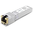 10Gb SFP+ RJ45 Transceiver, 10GBASE-T SFP to Ethernet Module, 10 gigabit SFP Copper RJ-45 30m ...