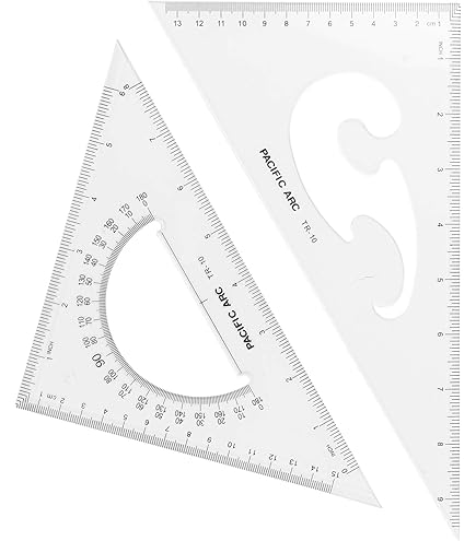 Raised Edge Ruler For Inking Alvin Non-Skid Flexible Stainless Steel ...