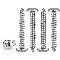 WELLOCKS Assorted Stainless Steel Screws Set 265 PCS M3/M4/M5 Self Tapping Screws Set, Flat Head ...