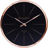 Buy HARRIS & CO. CLOCKMASTERS Premium Luxury Analog Wall Clock ...