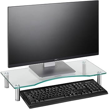 VonHaus Monitor Stand for Desks | Height Adjustable | Screen Riser for ...