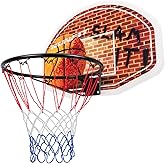 Basketball Hoop Wall Mounted with Net and Fixtures Complete Set ...