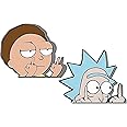UNIq Rick & Morty Middle Fingers !! Morty Slap Rick Decal Peaker ...