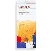 Camel Acrylic Color Box-20Ml Tubes,12 Shades,Multicolour : Amazon.in