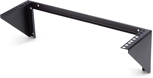 StarTech.com RK319WALLV 3U Wall Mount Patch Panel Bracket, 19 Inch, Steel Vertical Patch Panel ...