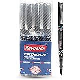 Reynolds TRIMAX RED - 5 COUNTI Lightweight Roller Pen With Comfortable ...