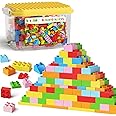 burgkidz Building Blocks, 150 Pieces Big Creative Bricks with Storage Box to Build Numbers ...