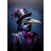 Beautiful vivid fine art print of a vintage Victorian style Gothic ...