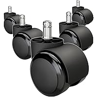 Seltos® Office Chair Wheel Heavy Duty Castor Pin Type Revolving Chair ...