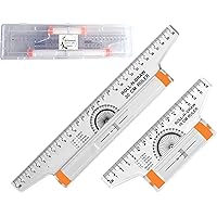 Dream Xplore Roll N Draw Ruler Combo (16 cm and 30 cm) Plastic Drafting ...