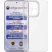CaseKart Back Cover for Motorola Moto Edge 60 Pro 5G (Silicone Clear ...