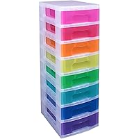 Really Useful Plastic Storage Unit 5 X 12 Litre Drawer - Color: Clear ...