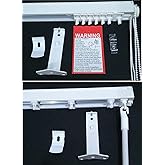 EveryHome Vertical Blind Headrail Track - Made to measure - 3.5" (89mm ...