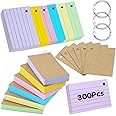 moinkerin Tarjetas Estudio 300 Piezas 4.1 * 3 Inch Multicolor ...