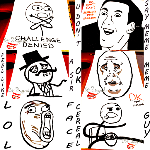 Easy Meme Faces