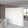 Creative white folding screen partition organ paper wall exhibition ...