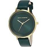 French Connection Stainless Steel Analog Black Dial Women's Watch ...