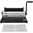 RAYSON Wire Binding Machine, 23 Hole, Binds 210 Sheets, 2:1 Pitch, A4 ...