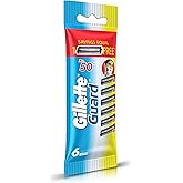 Buy Gillette Vector Plus Manual Shaving Razor Blades(Cartridge)-Pack Of ...