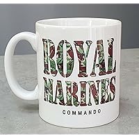 KRAFTYGIFTS Personalised Royal Marines Commando Mug - Add Name Gift ...