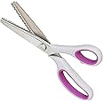 Long Ying Soft Grip Right and Left Handed Pinking Shears,Pinking Shears ...