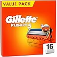 Gillette Fusion5 Razor Blades Men, Pack of 16 Razor Blade Refills with ...