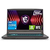 MSI Katana GF66, Intel 12th Gen. i5-12450H, 40CM FHD 144Hz Gaming Laptop (8GB/512GB NVMe SSD ...