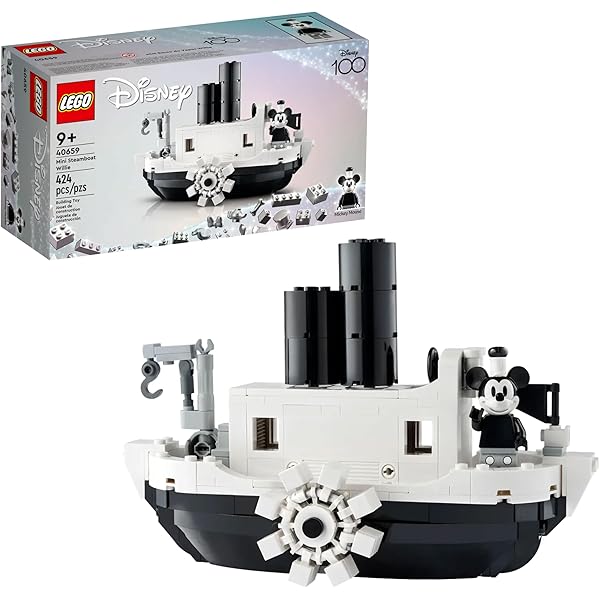 LEGO Ideas Disney Steamboat Willie Building Kit 751 Pieces, 54% OFF