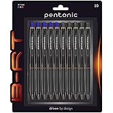 Pentonic B-RT 0.7mm Retractable Ball Point Pen Blister Pack | Black Ink ...