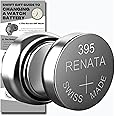 SR927SW Watch Batteries 2 x Renata 395 Watch Battery Equivalent Cell ...