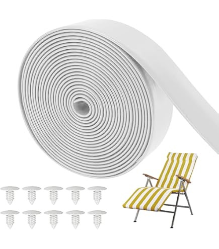 Lawn Chair Webbing Kit 2x10ft Lawn Chair Webbing - Heavy Duty PVC Patio ...