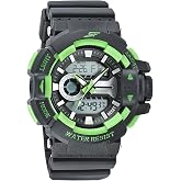 SF Hustler Analog-Digital Grey Round Dial Men's Sport Watch-77117PP05W ...
