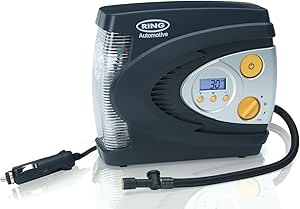 Ring RAC630 12V Digital Tyre Inflator, Air Compressor with Auto stop ...