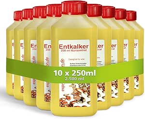Amazon.de: 2,5 L (10 x 250 ml) Universal Entkalker für Kaffeevollautomat & Haushaltsgeräte I ...