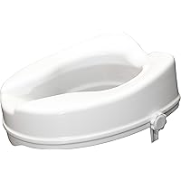 Aidapt 50mm (2") Elevation Raised Comfortable Toilet Seat Easy Fit ...