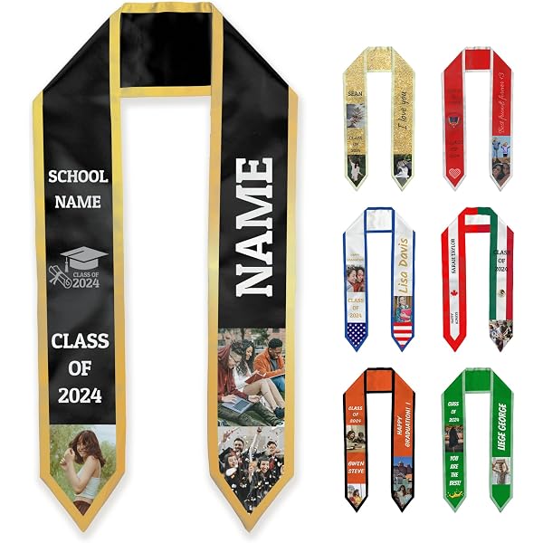 Graduate Stole First Generation Graduation Stole - Class Of 2025 Sash ...
