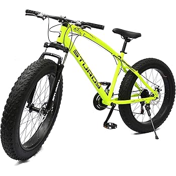 Buy STURDY BIKES Fat Mountain Bike with 26x4 Inch Tires (Black) Online ...