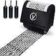 Vantamo Data Defender, Identity Theft Protection Roller Stamp Wide Kit, Including 3-Pack Refills ...