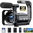 FIREFOTO Videocamera Camcorder 5K 56MP Doppio Obiettivo 16X WiFi IR ...