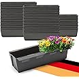 BigDean 24er Set Paletten Blumenkästen - Einsatz - mit Hängesystem zum Einhängen - 37cm ...
