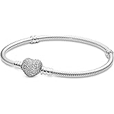 Pandora Icons Snack Chain Sterling Silver Bracelet : Amazon.co.uk: Fashion